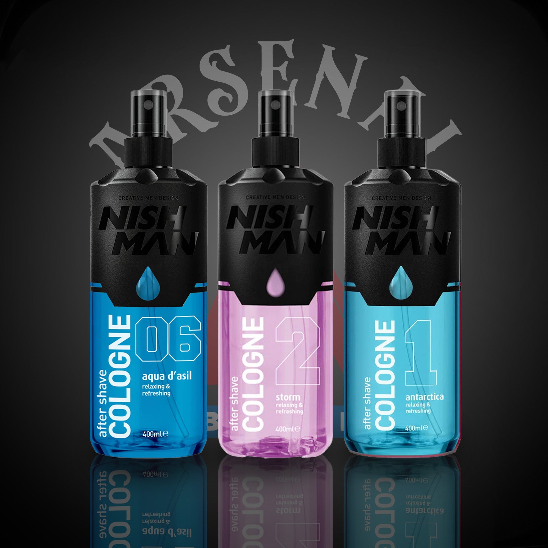 NISHMAN COLOGNE 3 Combo mix – Arsenal Barber Supply