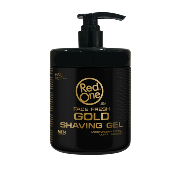 Red One Shaving Gel Gold 33.8 oz / 1000 ml – Arsenal Barber Supply