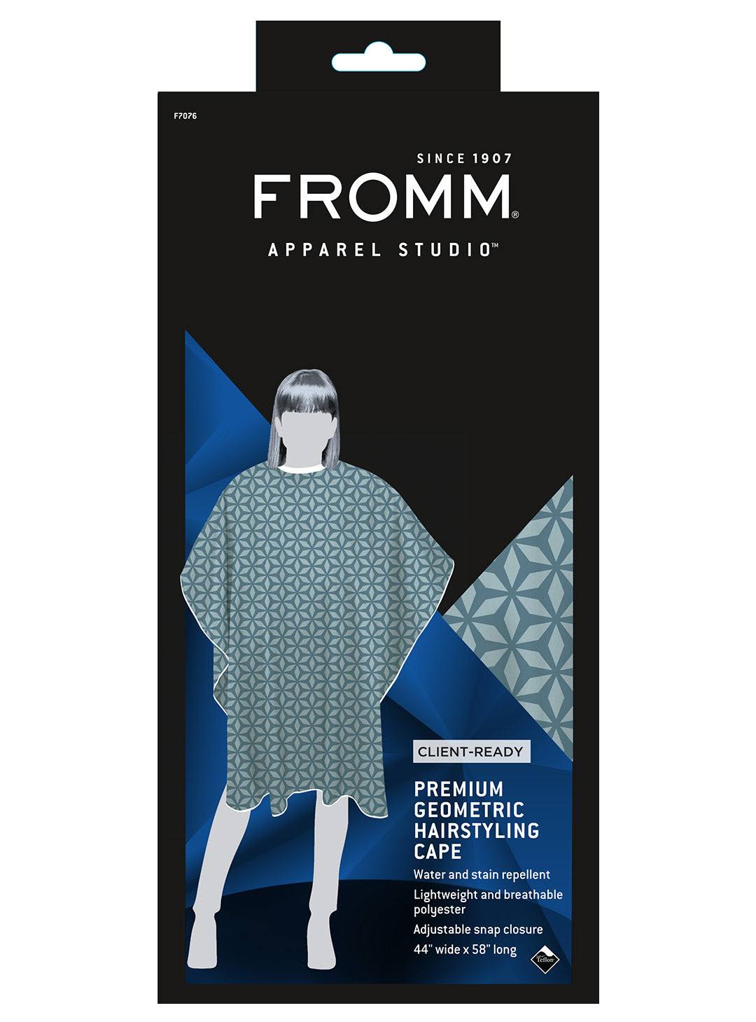 Fromm Premium Geometric Hair Styling Cape – Arsenal Barber Supply