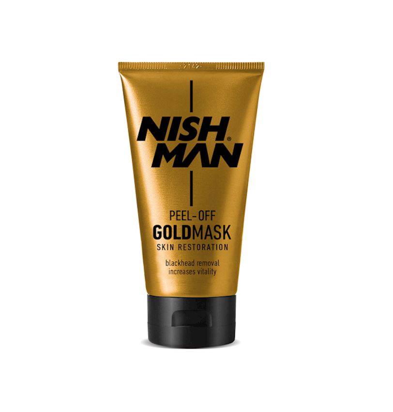 NISH MAN ACNE PURIFYING GOLD PEEL OFF MASK 150 ML – Arsenal Barber Supply